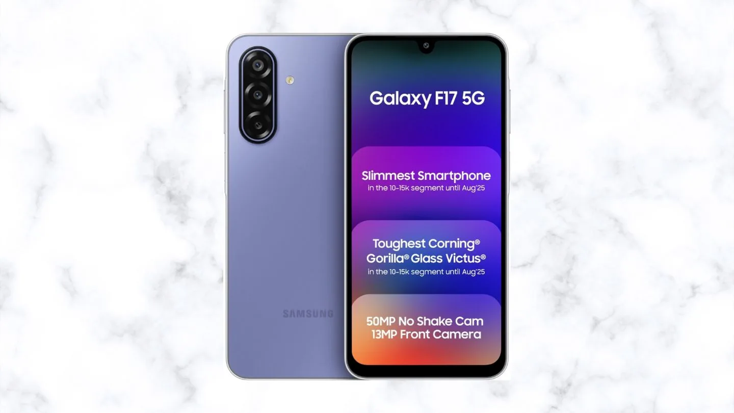 Samsung Galaxy F17 launched in India at ₹14,499 with AMOLED display, AI ...