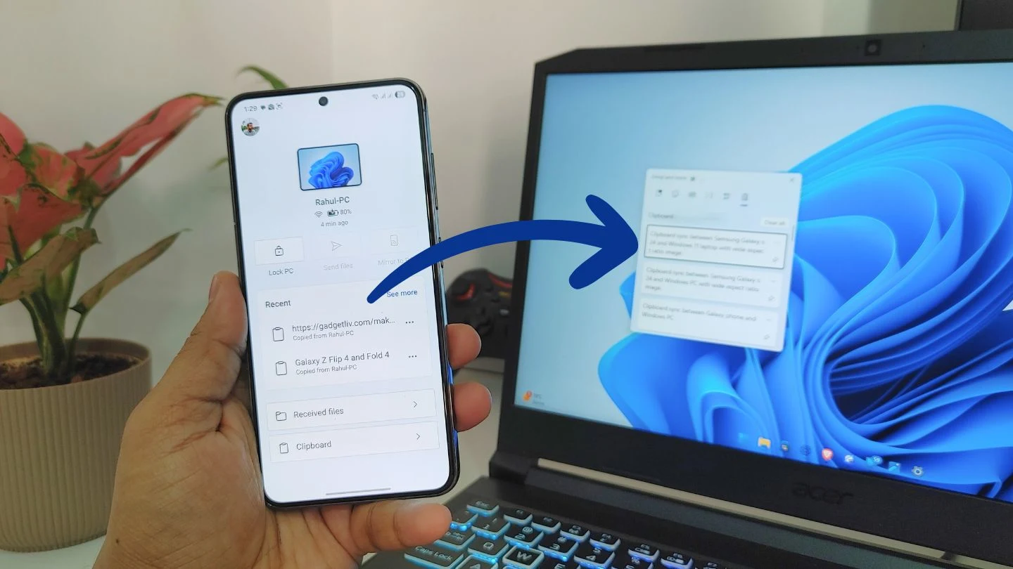 Clipboard sync between Galaxy phone and Windows PC sounded useless. I ...